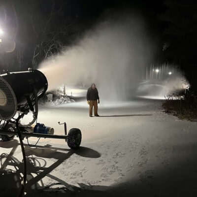Dec 3, Snow, and Skiing at Lapham Peak! | Lapham Peak Friends Snowmaking